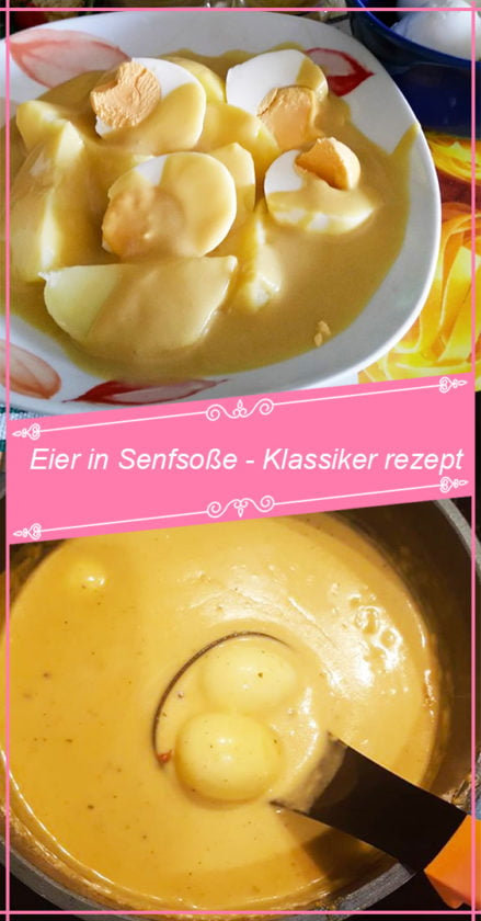 Eier in Senfsoße – Klassiker rezept – RezepteBlog.net
